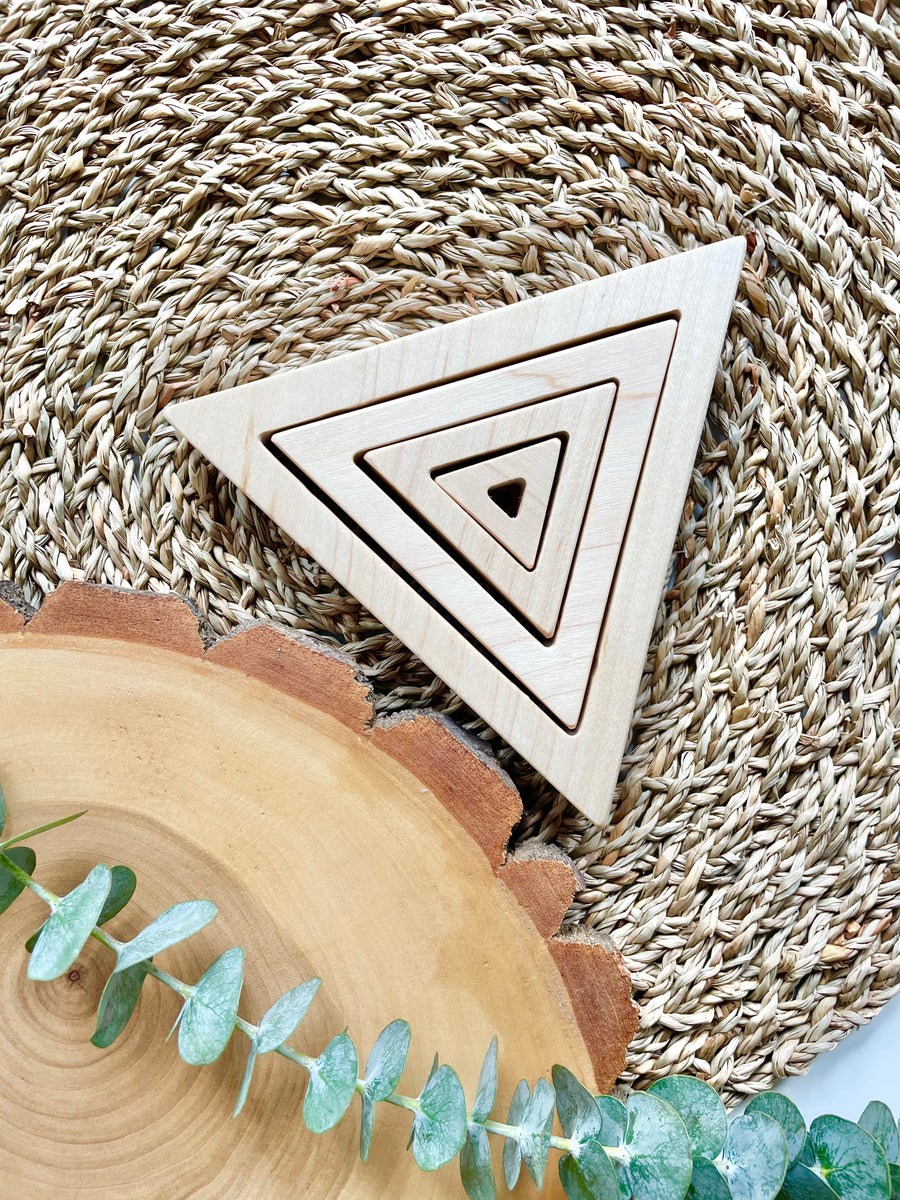 Triangle Nesting Puzzle in Natural – Northern Narrative