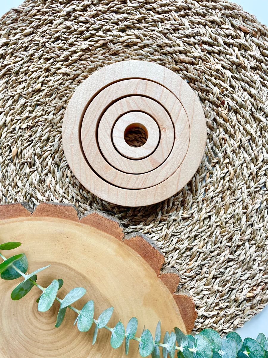 Circle Nesting Puzzle in Natural – Northern Narrative